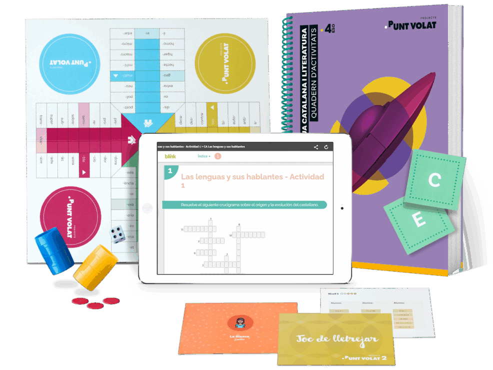 Proyecto educativo para lengua catalana ESO: Punt Volat
